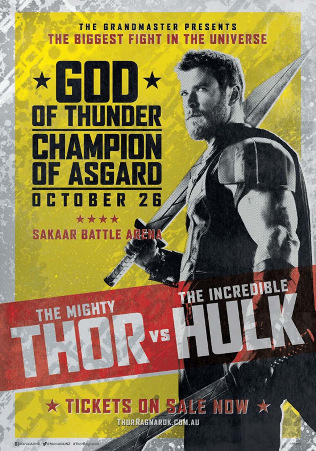 Marvel Studios Rilis Segudang Poster dan Promo Art Keren Thor: Ragnarok ...