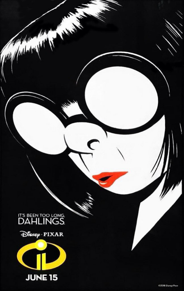 Edna Kembali di Poster Promo Incredibles 2 - Cinemags