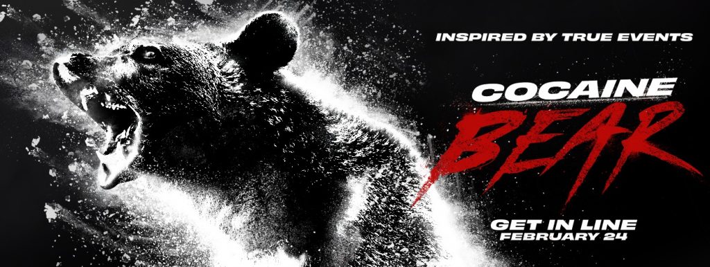 Universal Rilis Poster Resmi untuk Cocaine Bear - Cinemags